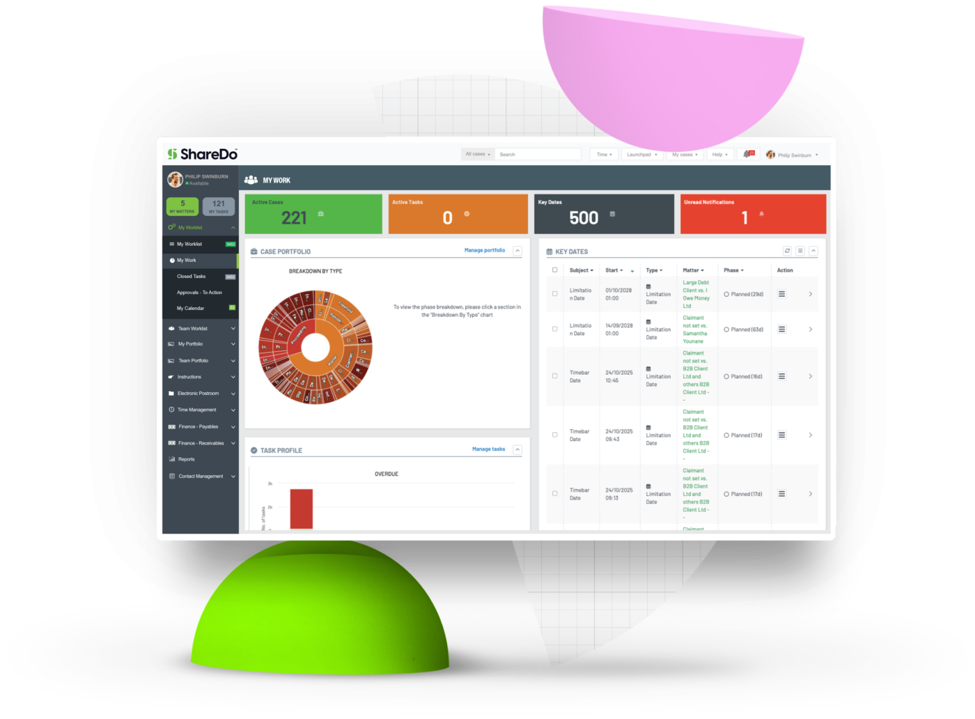 Sharedo | Legal Case and Matter Management Software