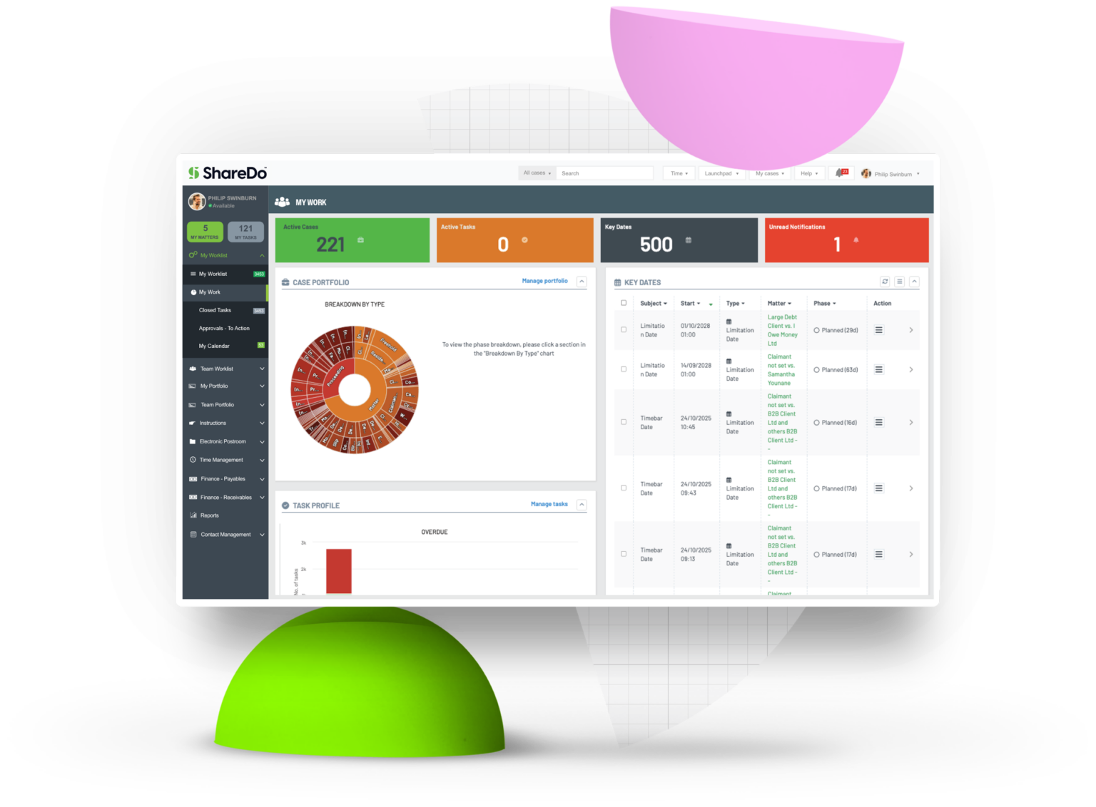 Sharedo | Legal Case and Matter Management Software