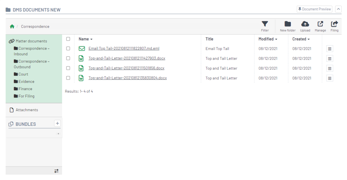Document Management - Sharedo